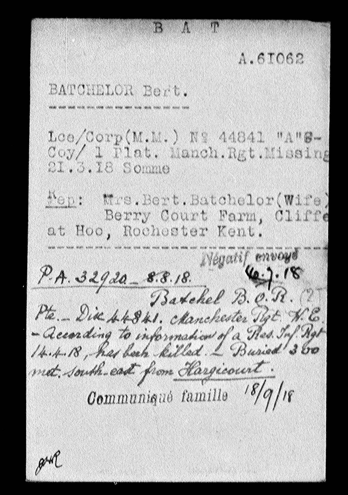 Bertie – Tracing a First World War Soldier Part II – Genealogy Jude